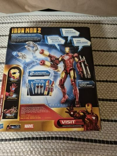 IRON MAN 2: REPULSOR POWER IRON MAN MARK VI 10" FIGURE 2010 HASBRO | eBay