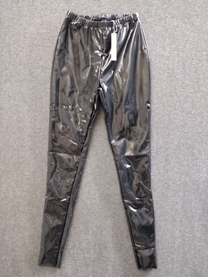 SKIMS Stretch Vinyl Leggings Color Onyx Size XXS BO-LEG-3755 | eBay