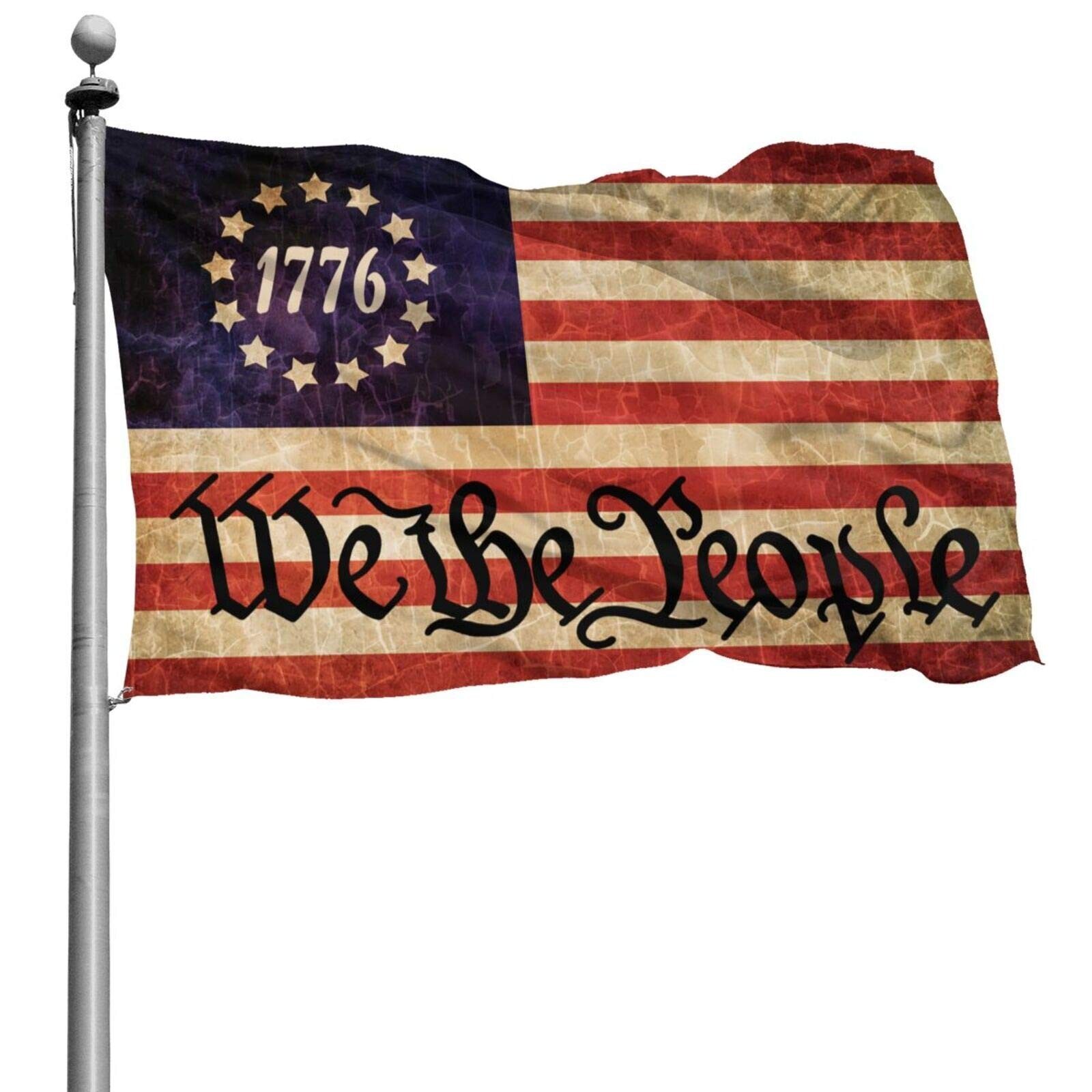 We The People 1776 Flag Betsy Ross 1776 13 Star Flag USA American ...