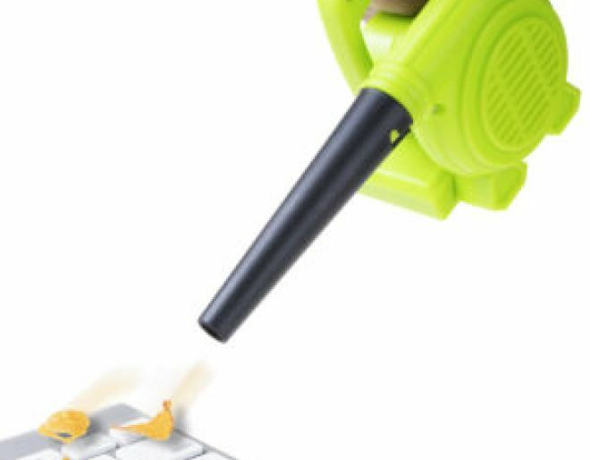 Worlds Smallest LEAF BLOWER Battery/USB Miniature Desk Toy | eBay