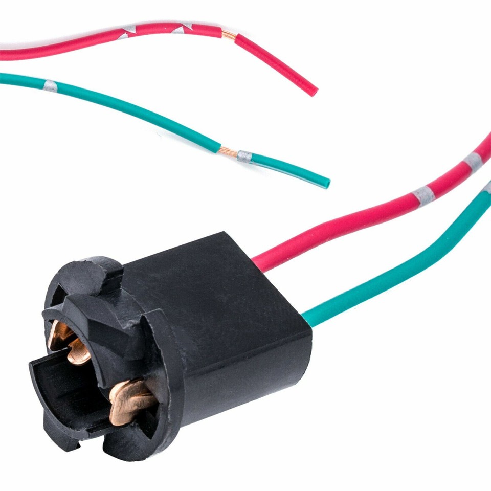 2x T10 168 192 2825 920 928 W5W LED Pig Tail Extension Cable Wire ...