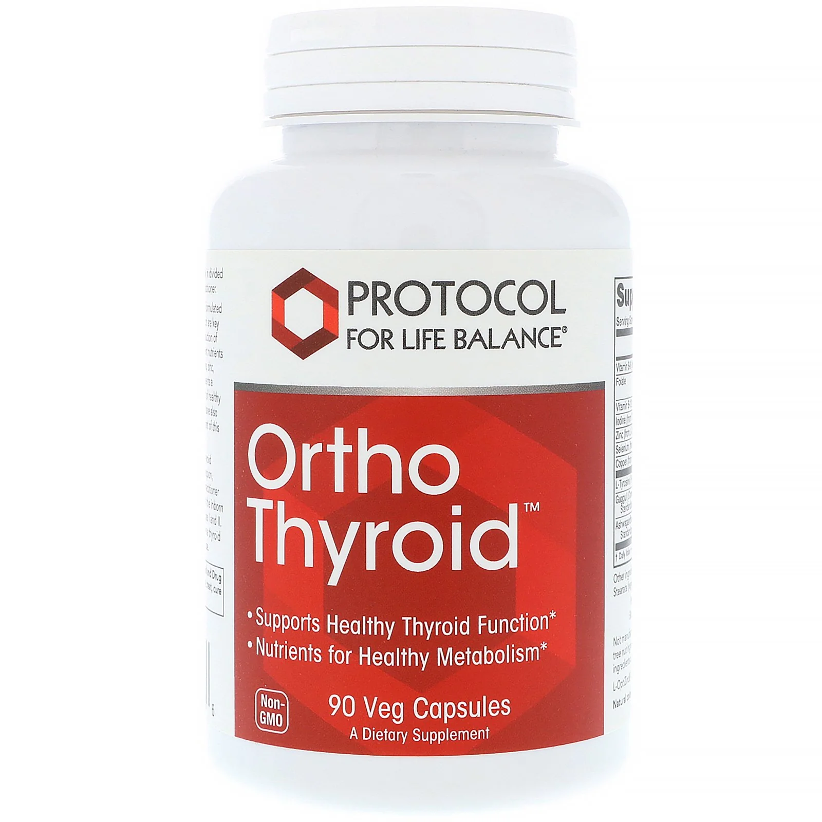 Protocol for Life Balance, Ortho Thyroid, 90 Veg Capsules | eBay