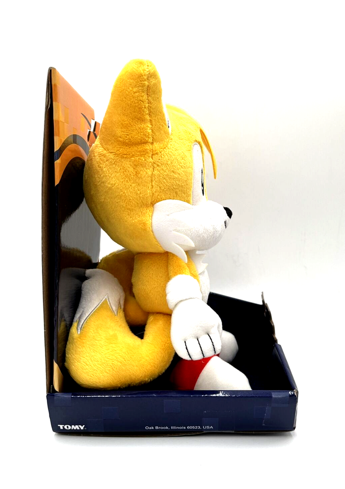 Sonic The Hedgehog Classic Tails Plush 12" Tomy Sega T22361 Deluxe | eBay