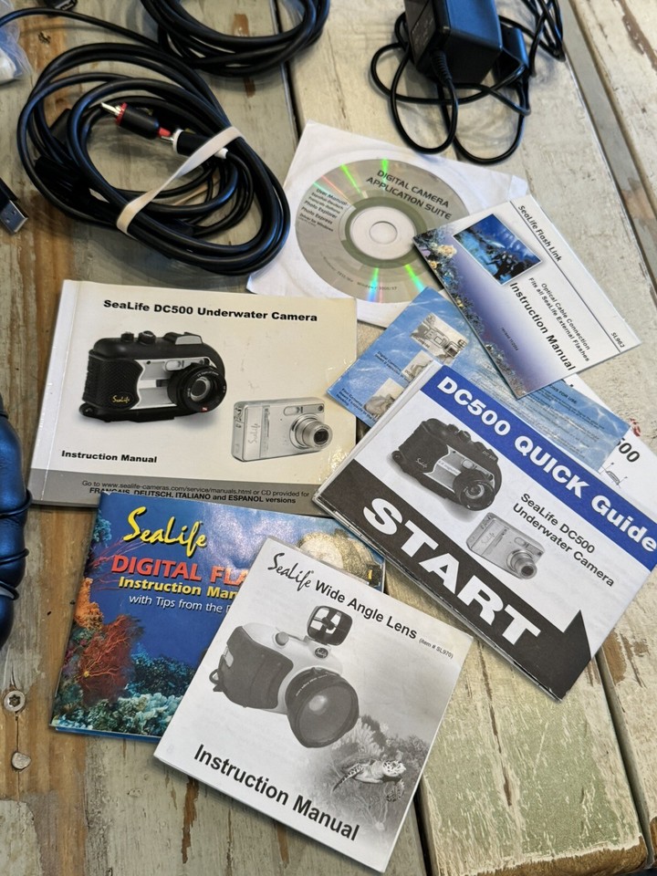 SeaLife ReefMaster DC500 Underwater Camera/Case Digital Flash Cradle ...