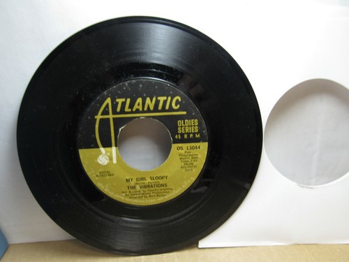Old 45 Rpm Record Atlantic Os 13044 Vibrations My Girl Sloopy