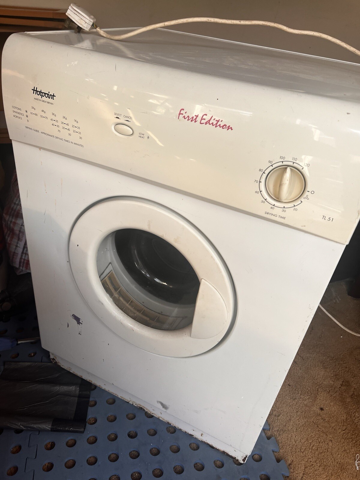 Hotpoint TL51 first edition tumble dryer | eBay UK