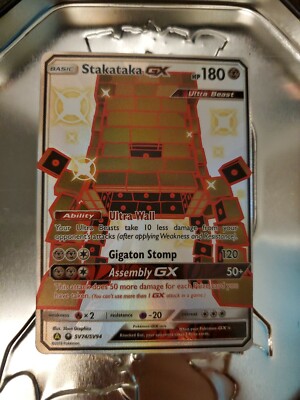 Pokemon Card - Hidden Fates - STAKATAKA GX (SV74/SV94) Mint | eBay