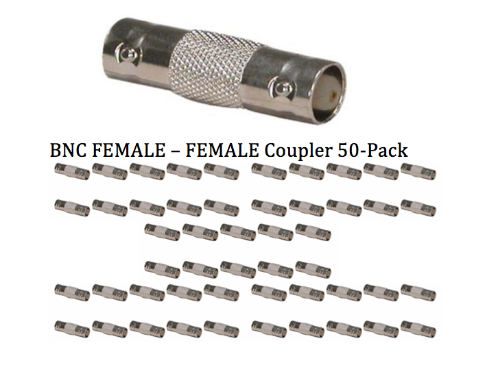 BNC Coupler Double Female Inline Couplers,75 ohm for RG59 and RG6 for ...