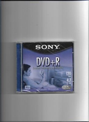 Sony Recordable DVD+R Discs 120 Minutes 4.7GB [NEW] | eBay
