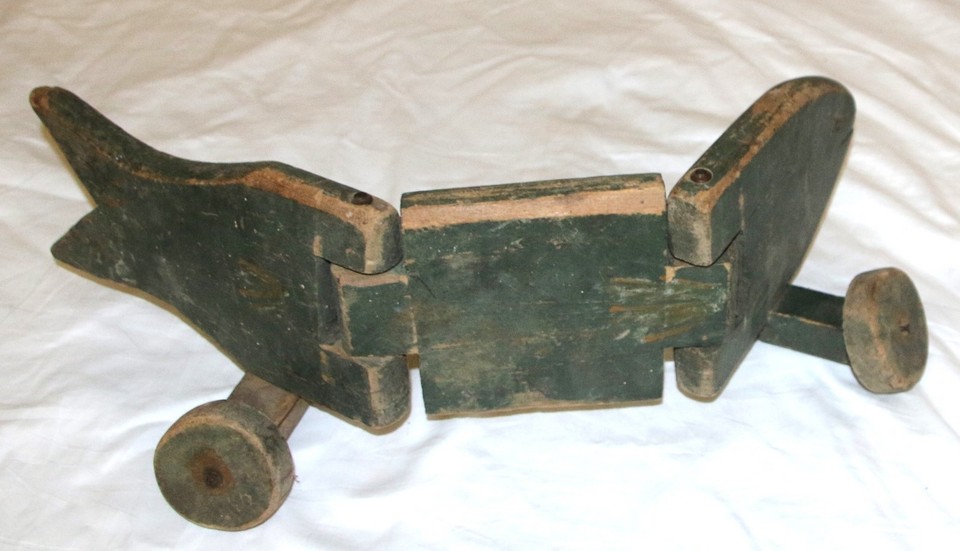 Vintage Toy Pull-Along Wooden Fish Depression Toy. Hand Made. | eBay ...