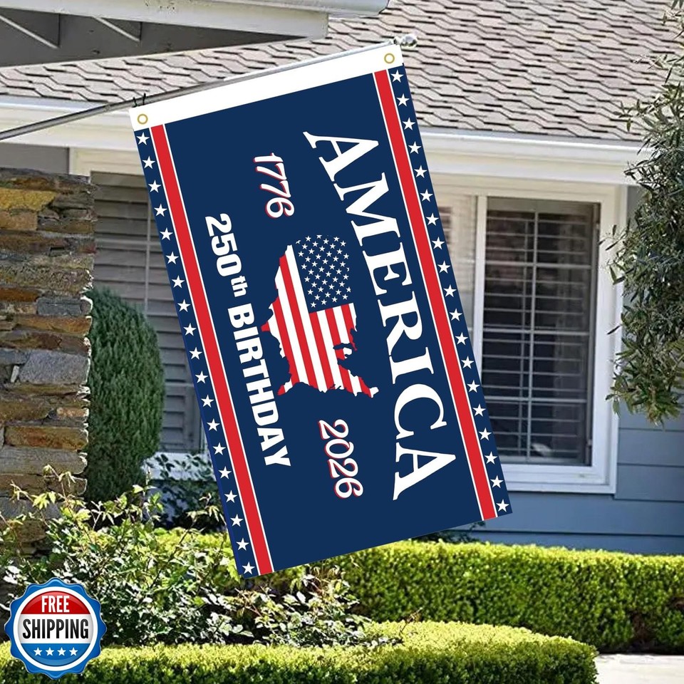 WENWELL America 250th Anniversary Flag,3x5 Feet, USA Map Design,1 | eBay
