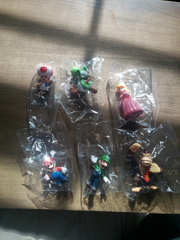 Super Mario Figures 6 Piece Set | eBay