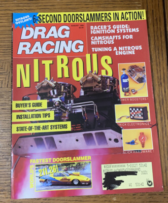 August 1989 Drag Racing Illustrated Magazine | eBay