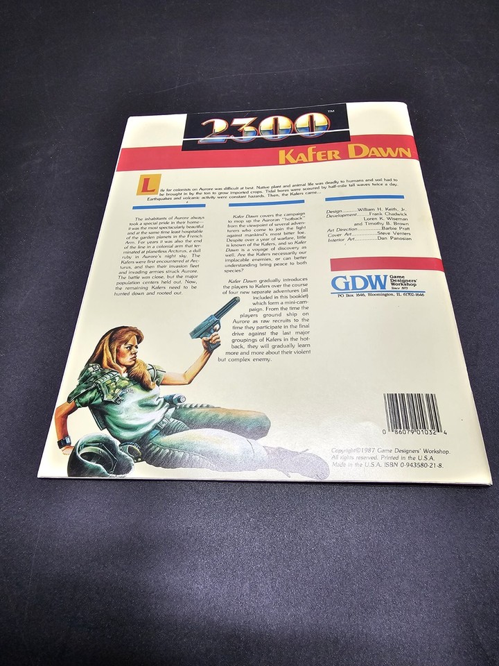 2300 2300AD Kafer Dawn Traveller RPG GDW 1032 Role Play Book ...