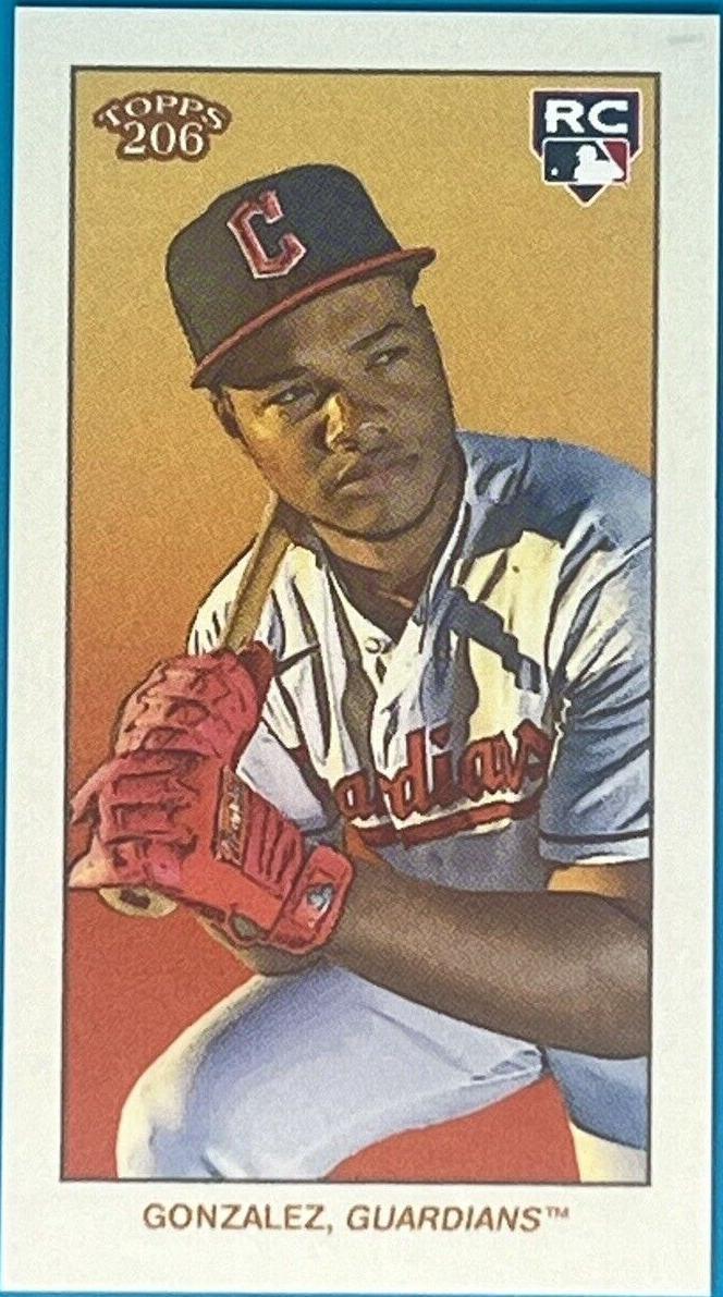 2023 Topps 206 High Series - Oscar Gonzalez Tolstoi Back (RC) for sale ...