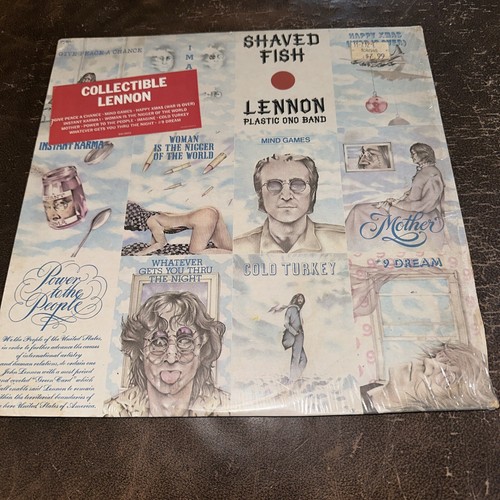 John Lennon Plastic Ono Band Shaved Fish VINYL LP 1978 Capitol SW-3421 ...