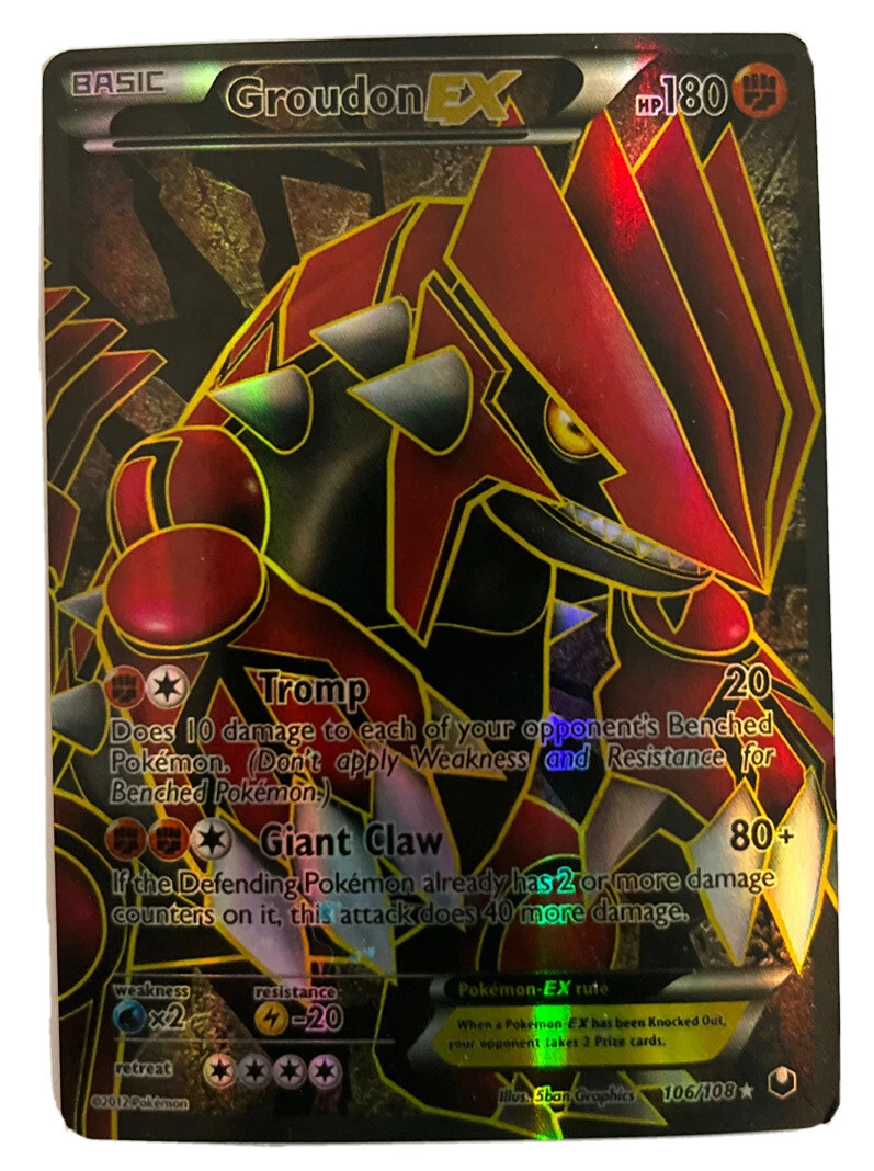 Pokemon Groudon Ex