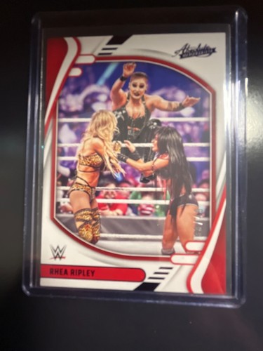 RHEA RIPLEY PURPLE PARALLEL ABSOLUTE CARD #33/49 WWE PANINI CHRONICLES ...