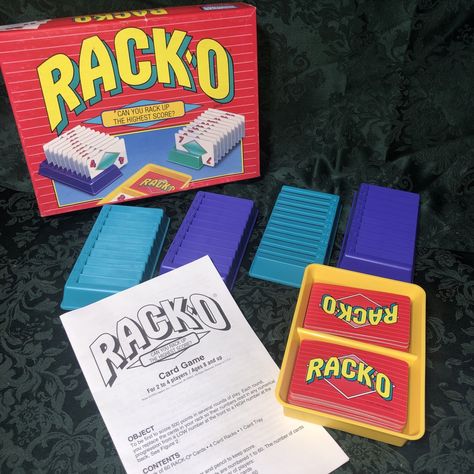 Vintage Rack-O Card Game Parker Brothers 1992 RackO COMPLETE | eBay