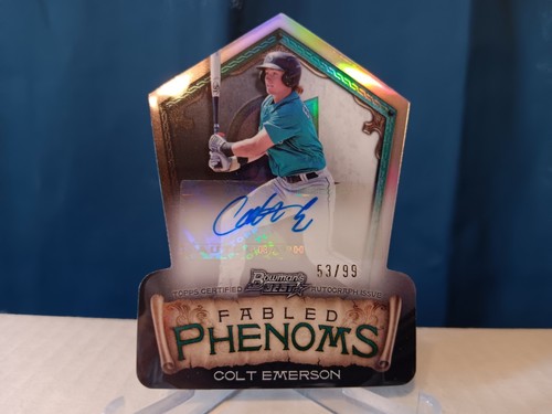 COLT EMERSON 2024 BOWMANS BEST FABLED PHENOMS AUTO 53/99 MARINERS Die ...