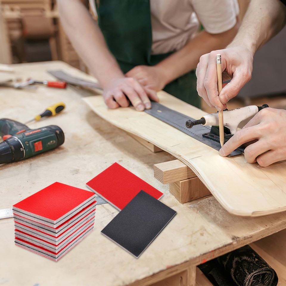 20 Pcs Sanding Pads Sponge Sandpaper Paint Automotive Blocks High Grit ...