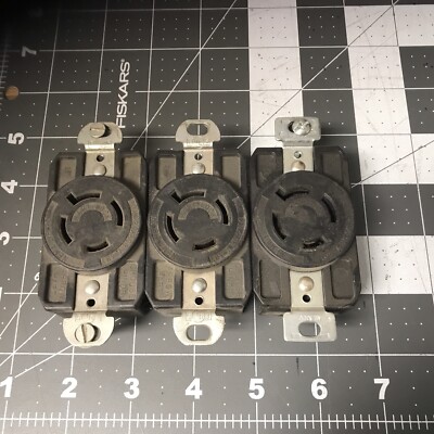 ARROW HART LOCK L18-20 RECEPTACLE TWIST 20A125/250V (LA50W) LOT OF 3 | eBay
