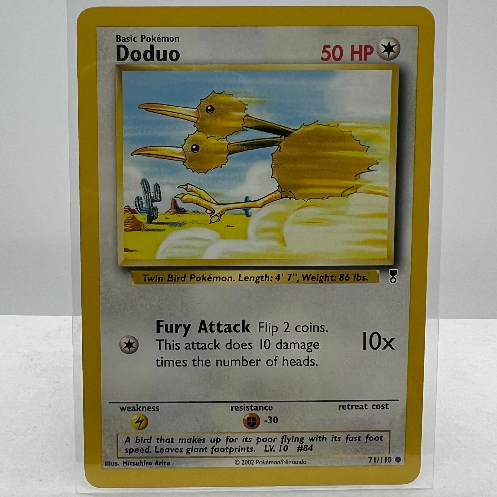 Pokémon Doduo 71/110 Pokemon 2000 Legendary Collection TCG Common Card ...
