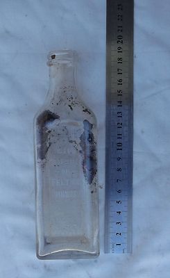 Old Felton Grimwade & Duerdins Glass Bottle | eBay