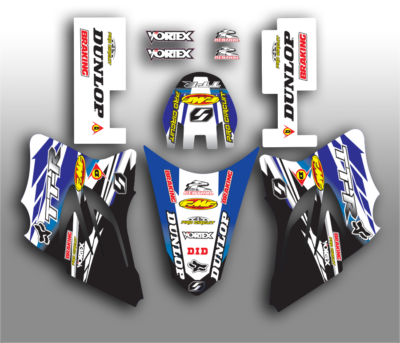 2005 - 2019 YAMAHA TTR 230 TTR230 GRAPHICS KIT PRO CIRCUIT : BLUE ...