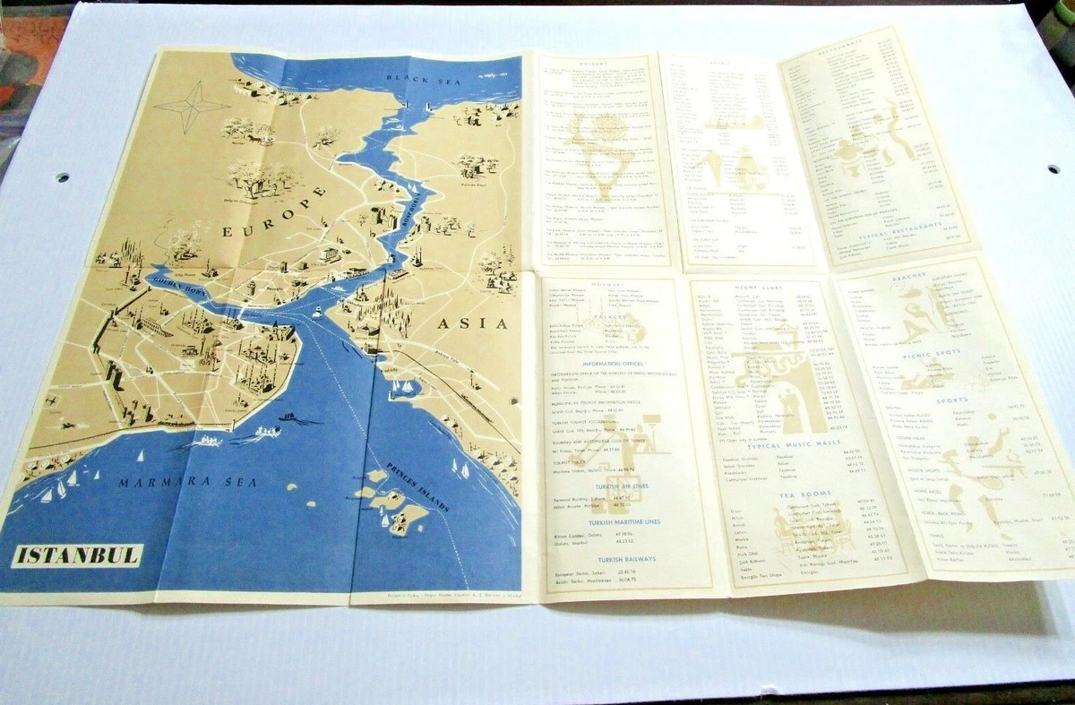 Turkey Tourism Map