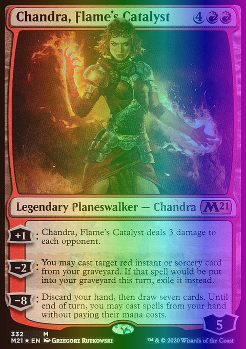 MTG Chandra, Flame's Catalyst (332/470) Core Set 2021 NM FOIL | eBay