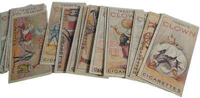 Taddy's Clown Cigarette Cards - Set Of 20 - A Nostalgia REPRINT - CSP ...