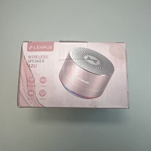 LENRUE A2 Portable Wireless Bluetooth Speaker with Lights and Lanyard ...