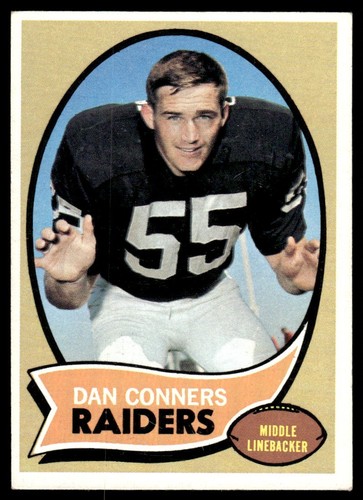 1970 Topps Dan Conners Rookie Oakland Raiders #6 | eBay