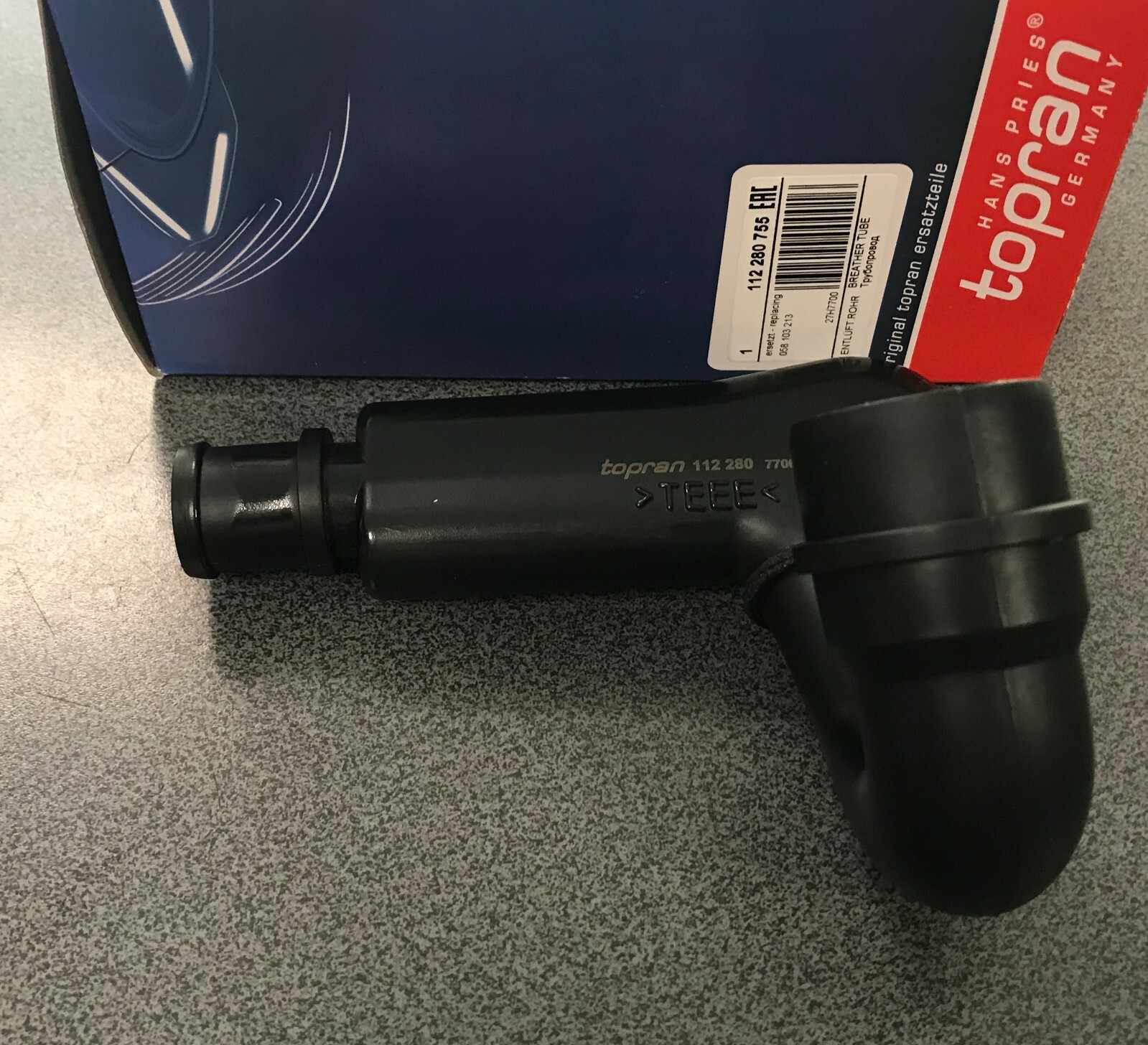 Audi A4 A6 B5 Avant VW 1.8 Crankcase breather hose pipe vent tube ...