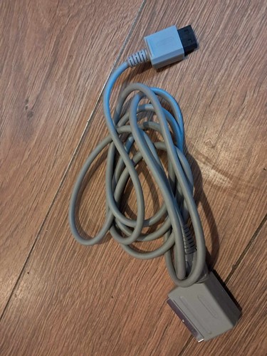NINTENDO WII OFFICIAL RGB SCART TV AV CABLE LEAD RVL-013 GENUINE ...