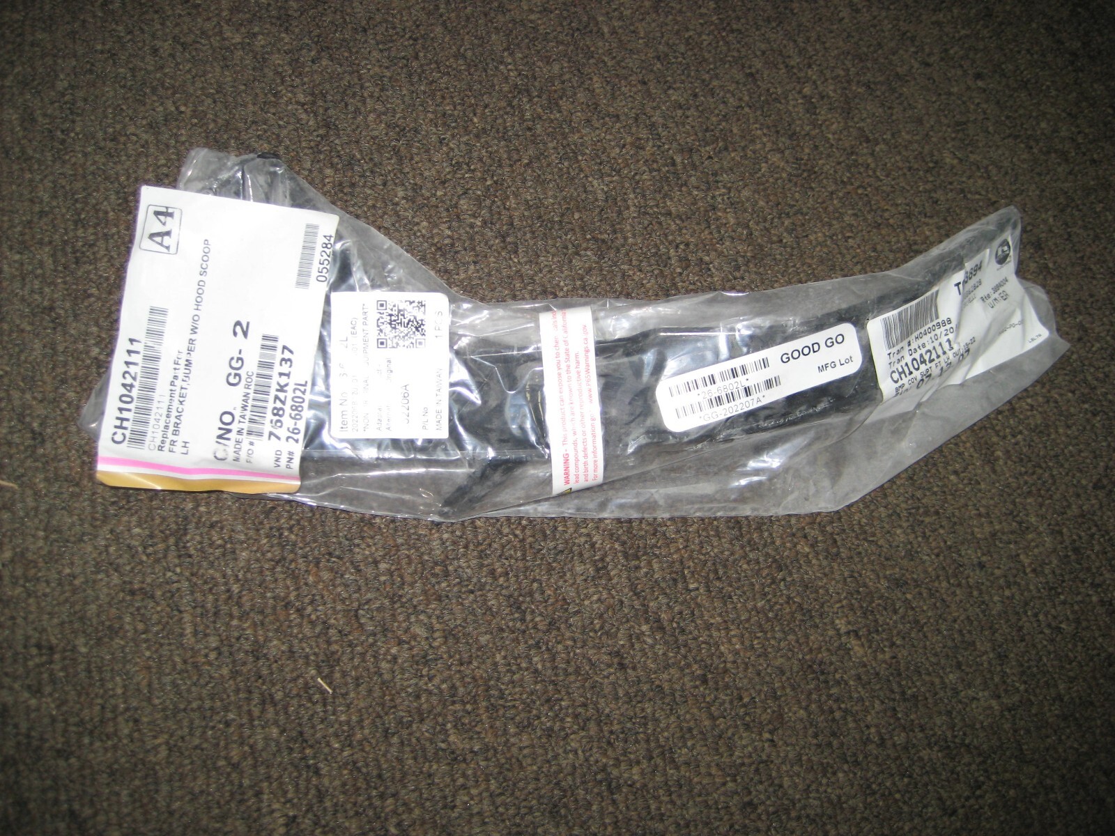 Front Driver Side Bumper Cover Support For Dodge Charger 15-22 ...