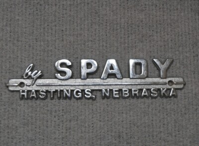 by SPADY MOTORS Vintage Metal Car Emblem Hastings Nebraska NB ...