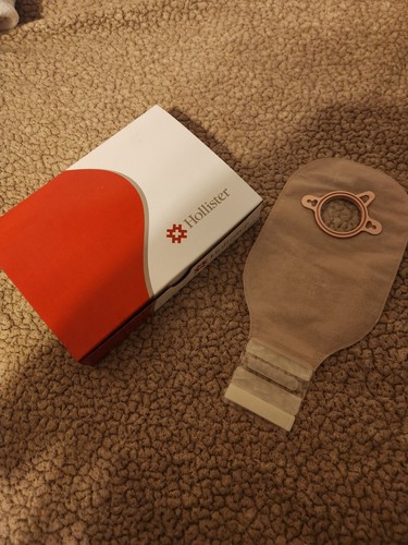 10 HOLLISTER NEW Image 18192 Drainable Pouches w/Filter 1-3/4" Flange ...