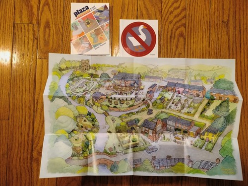 Untitled Goose Game Map, Instruction Booklet And Sticker | eBay