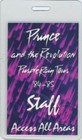 PRINCE 1984 PURPLE RAIN BACKSTAGE LAMINATED BACKSTAGE PASS | eBay