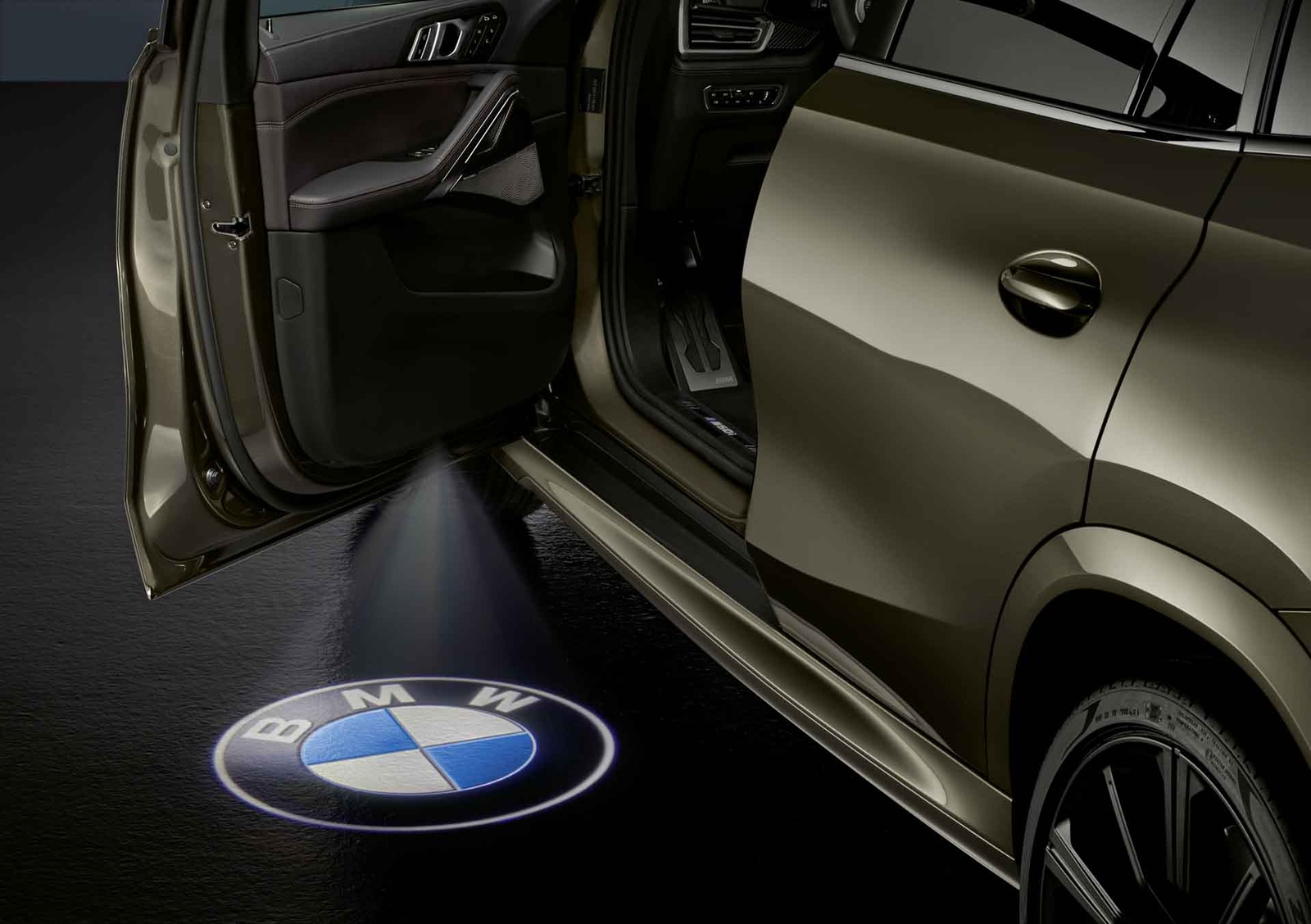 BMW Genuine LED Door Projectors 68mm Light Lamp Replacement 63312468386 ...