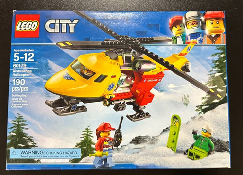 LEGO City 60179 Ambulance Helicopter - New, Sealed | eBay