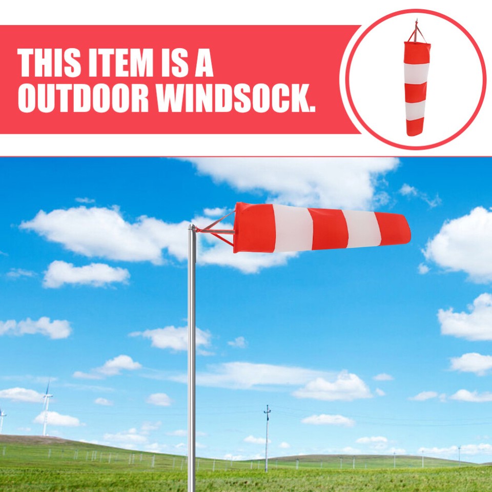 Waterproof Warning Flag Wind Direction Indicator Garden Windsock | eBay