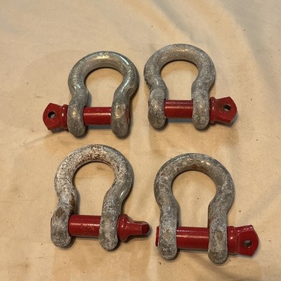 Lot Of 4 New WLL 41/2T CE 3/4” Clevis Shackle Logging Towing Rigging ...