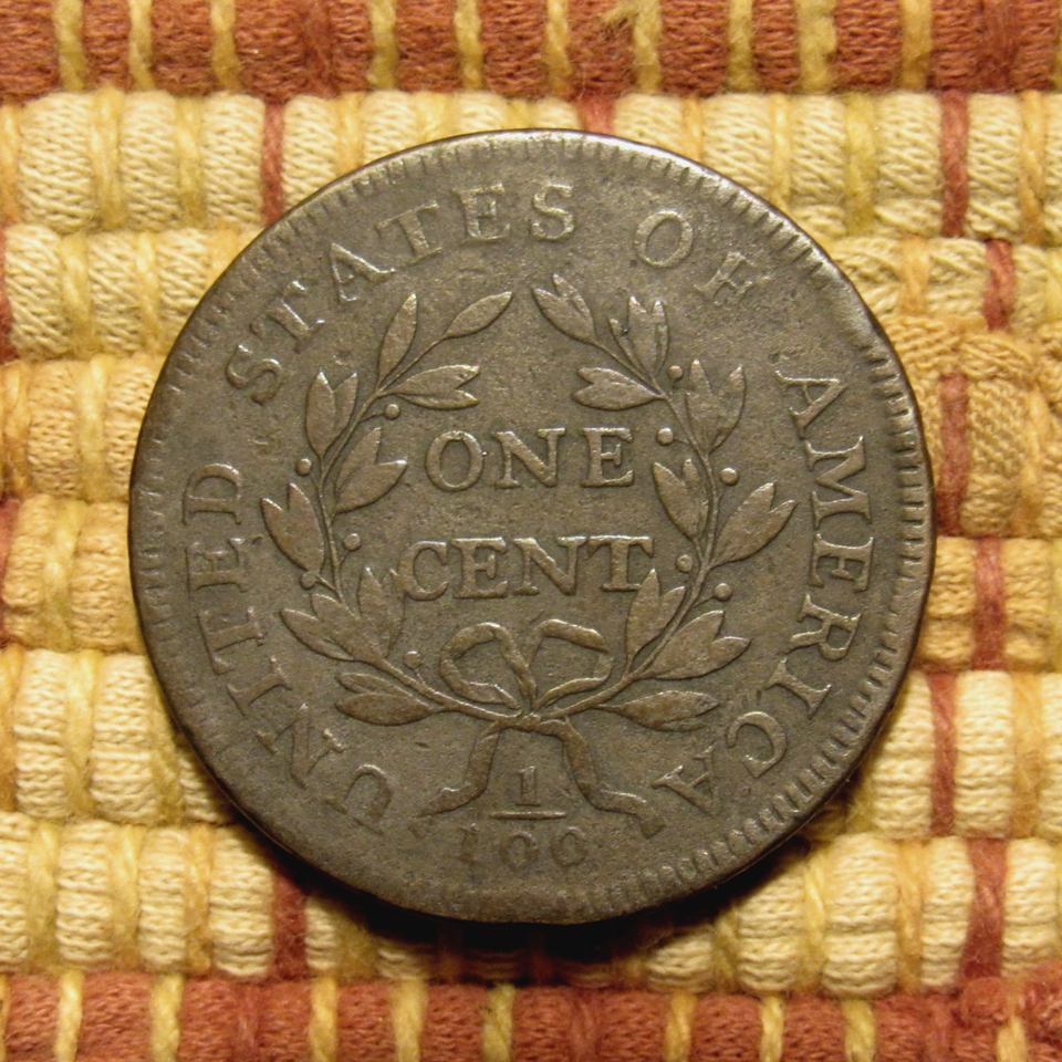 1797 DRAPED BUST LARGE CENT, S-131, FINE ~ DATE & LETTERING STRONG ...