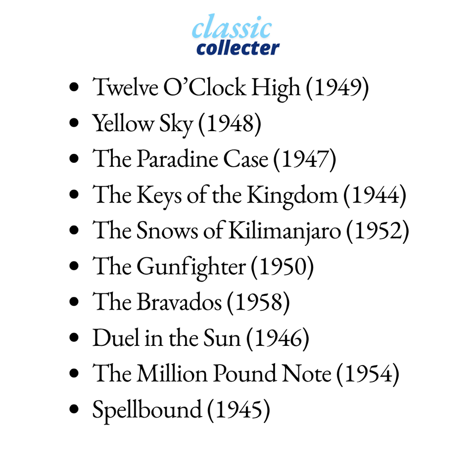 Gregory Peck – 10 Classic Films on DVD Legendary Hollywood Movie ...