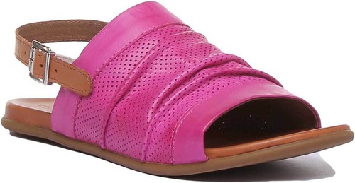 Justin Reece England Nora Womens Leather Matt Sandal In Purple Size US ...