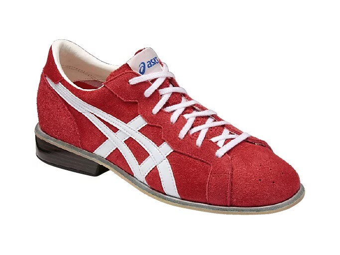 ASICS Weight Lifting Shoes Weight Lifting 727 Red x White ASICS Weight Lifting Shoes Weight Lifting 727 Red x White