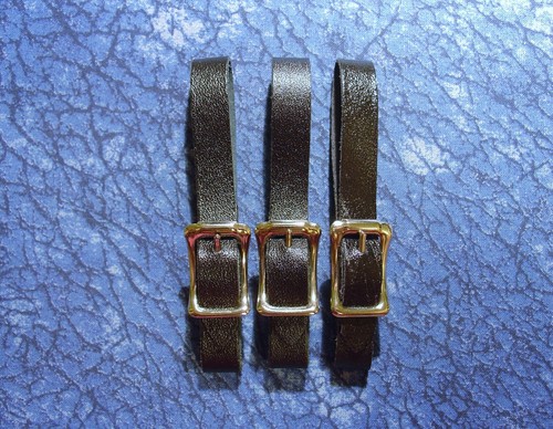 3 New Black 3/8 in. Leather Pocket Watch Fob Straps | eBay